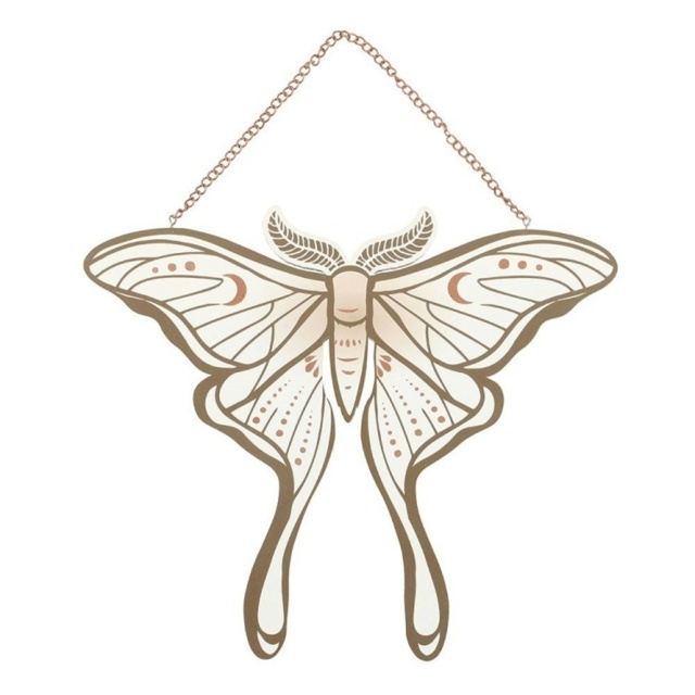 Luna Moth Hanging Sign - 30Cm by Tesco - Marketplace | ufurnish.com