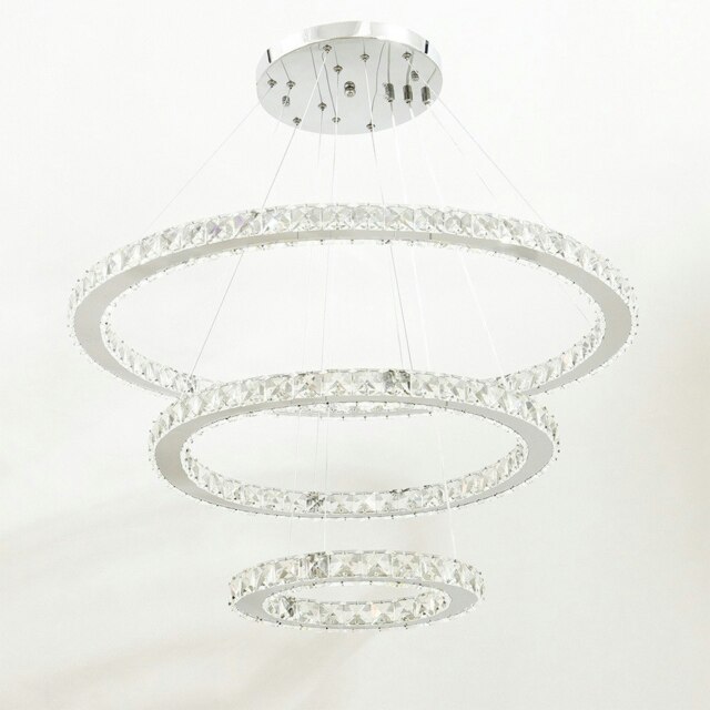 Living and Home Modern Star Ring Adjustable LED Pendant Light by Tesco ...