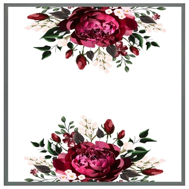 Open Roses (Picture Frame) Grey - Xs by Tesco - Marketplace | ufurnish.com