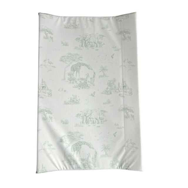 Gilded Bird Wedge Baby Changing Mat W/ Raised Sides -Safari Toile by ...
