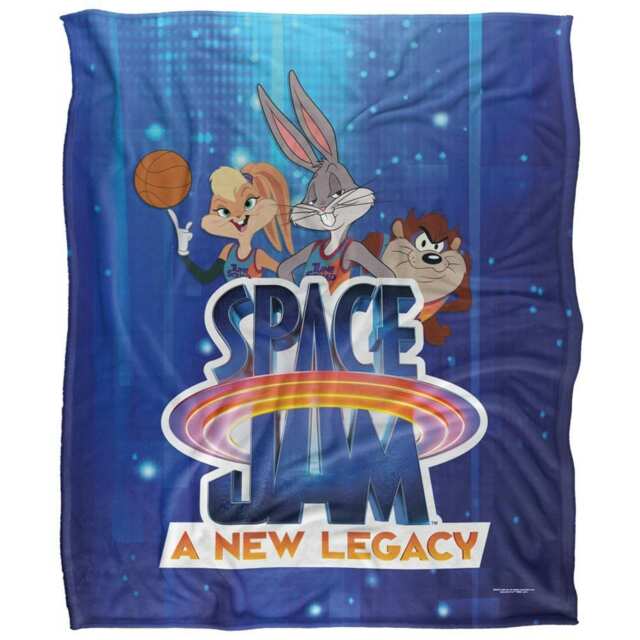 Space Jam: A New Legacy Logo & Characters Blanket - Multicoloured - One ...