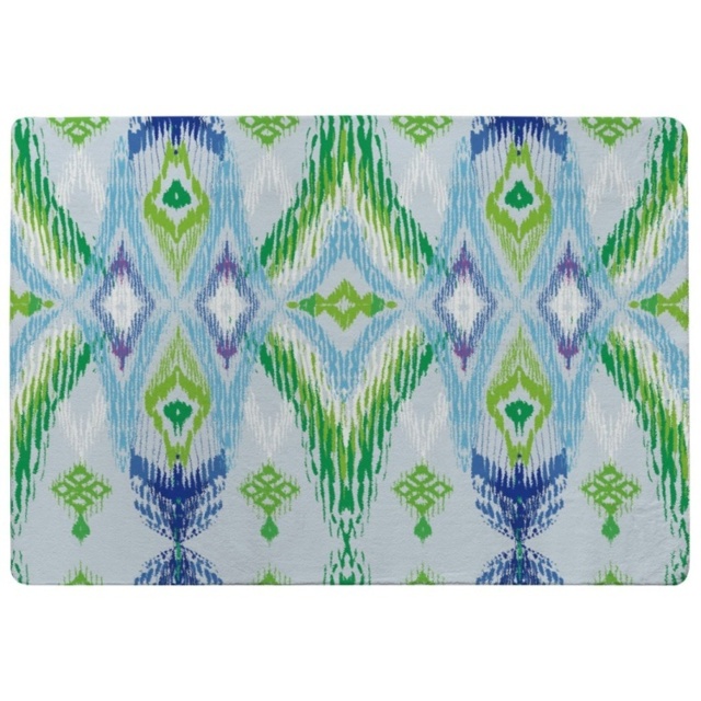Ethnic Style Modern Scarf (Rug) Blue - Small: 60X110Cm by Tesco ...