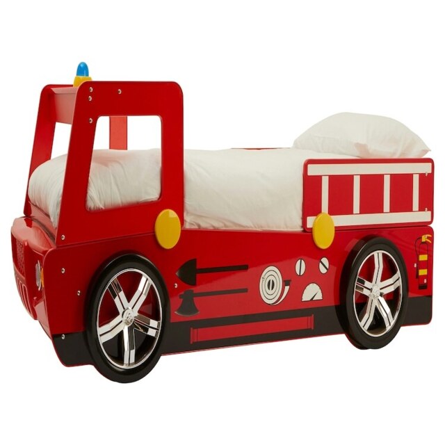 Kids Red Fire Engine Bed by Tesco - Marketplace | ufurnish.com