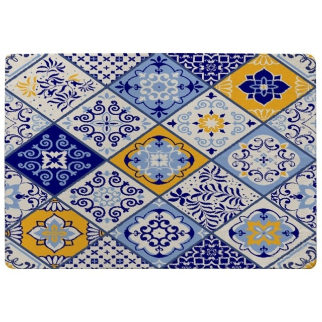 Turkish Style. Azulejos Tiles (Rug) Multi - Small: 60X110Cm by Tesco ...