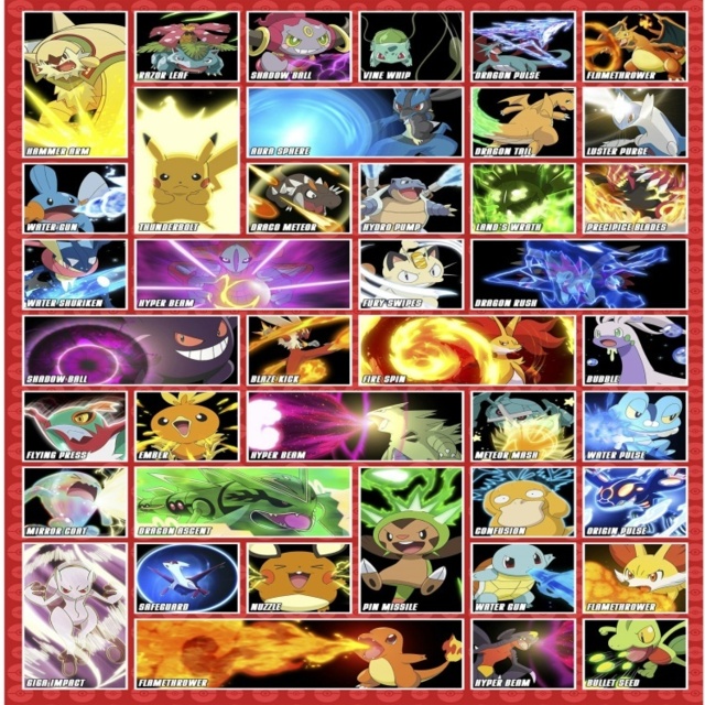 PokÃ©mon Moves 61 X 91.5Cm Maxi Poster by Tesco - Marketplace ...
