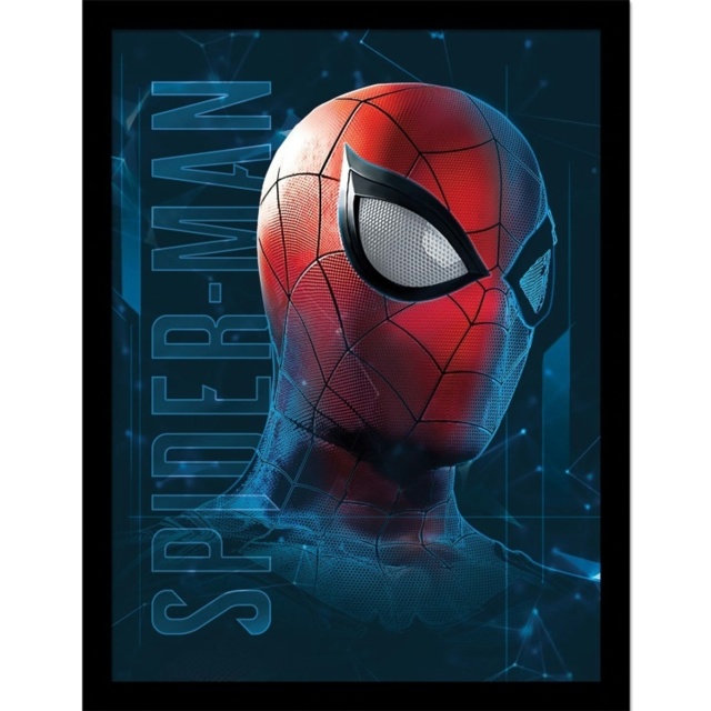 Spider-Man (Close-Up) Framed 30X40Cm Print by Tesco - Marketplace ...