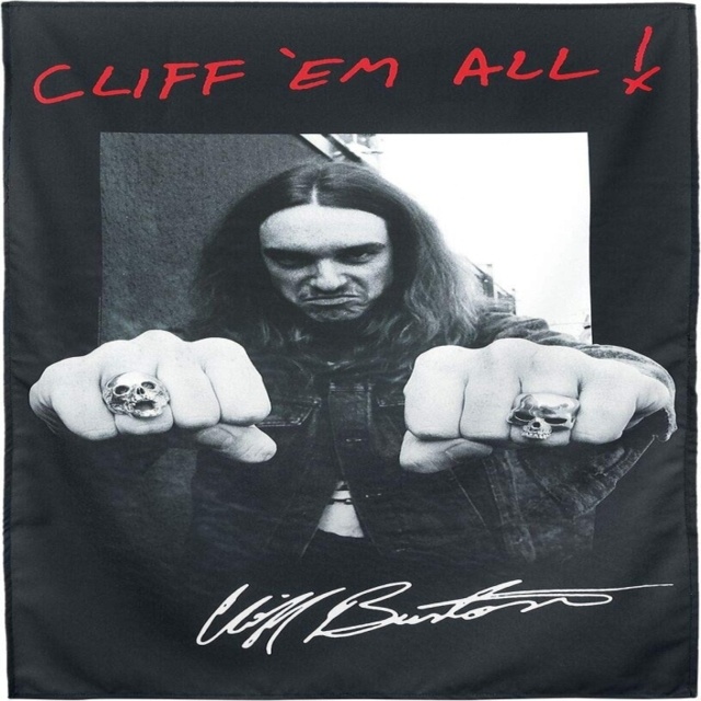 Metallica Textile Poster: Cliff 'em All by Tesco - Marketplace ...