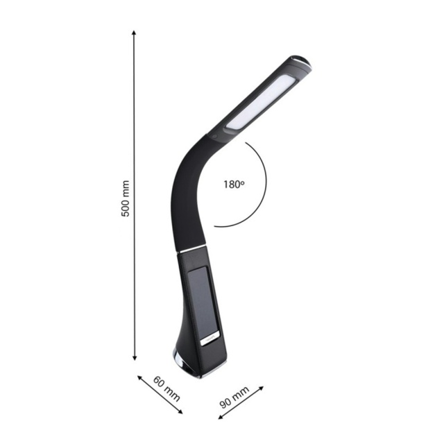 Milagro Desk Lamp Gala 6W Led Black by Tesco - Marketplace | ufurnish.com