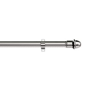 Silver Cafe Curtain Rod 75 - 120cm Silver Silver by Tesco - Marketplace ...