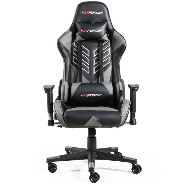 Pro ST Reclining Sports Racing Office Desk Faux Leather Gaming Chair ...