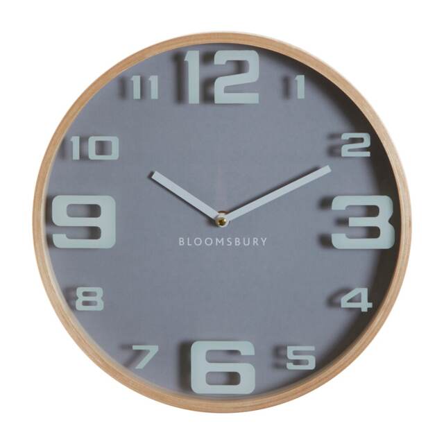 Vitus Large Digits Wall Clock by Tesco - Marketplace | ufurnish.com