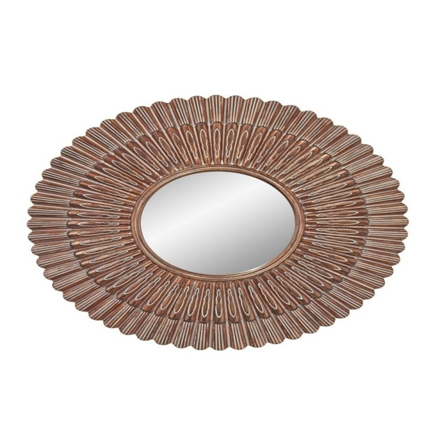 Feiss Cheyenne Round Mirror Aegean Gold by Tesco - Marketplace ...