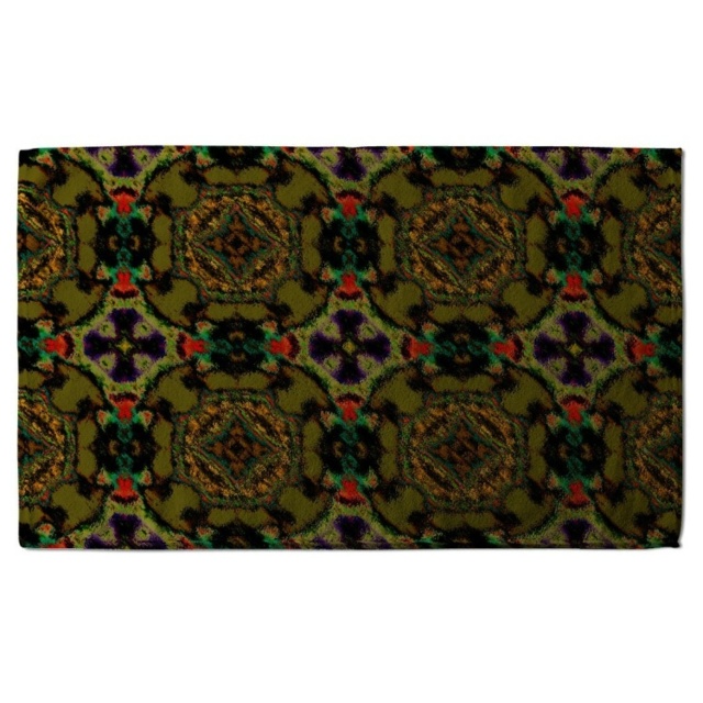 Pakistan Mosaic Paint (Bath Towel) by Tesco - Marketplace | ufurnish.com