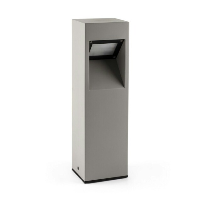 Cast Bollards Outdoor Ground Light Grey, LED, IP65 by Tesco ...