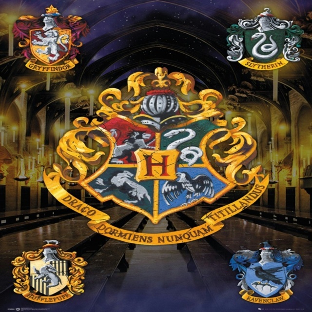 Harry Potter Crests 61 X 91.5Cm Maxi Poster by Tesco - Marketplace ...