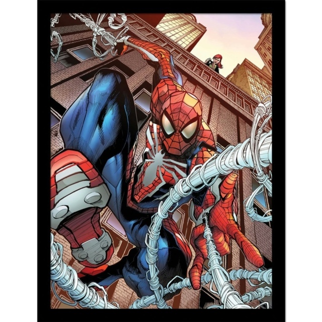 Spider-Man (Shooting) Framed 30X40Cm Print by Tesco - Marketplace ...