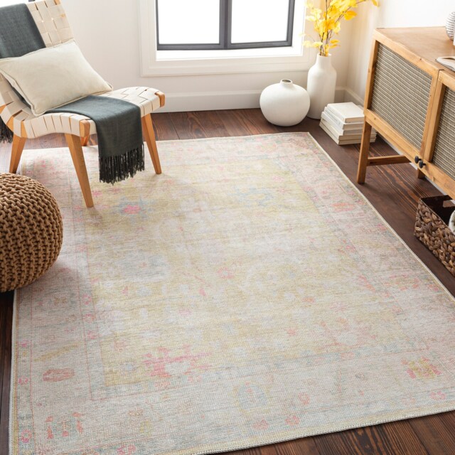 LIVABLISS Kemer-Washable Traditional Vintage Boho Rug 160 x 213 cm ...