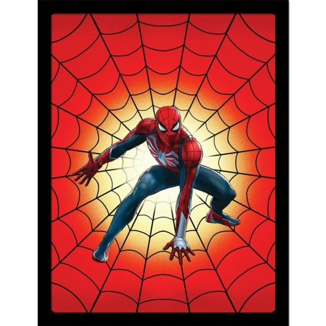 Spider-Man (Webs) Framed 30X40Cm Print by Tesco - Marketplace ...