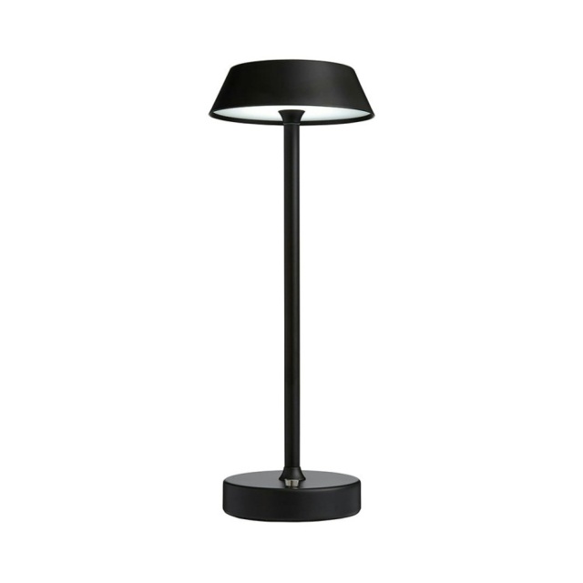 Energize Black Led Rechargeable Desk Table Lamp With Touch Sensor by ...
