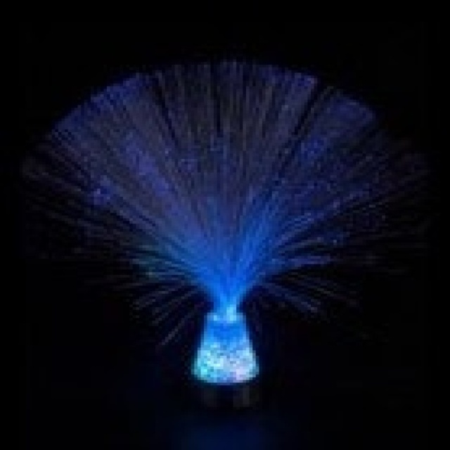 Valuelights Fibre Optic Lamp Fibre Optic Lamp Clear White Illuminated ...