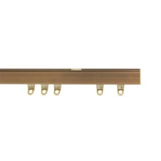 490cm antique brass fineline aluminium curtain track bronze bronze by ...