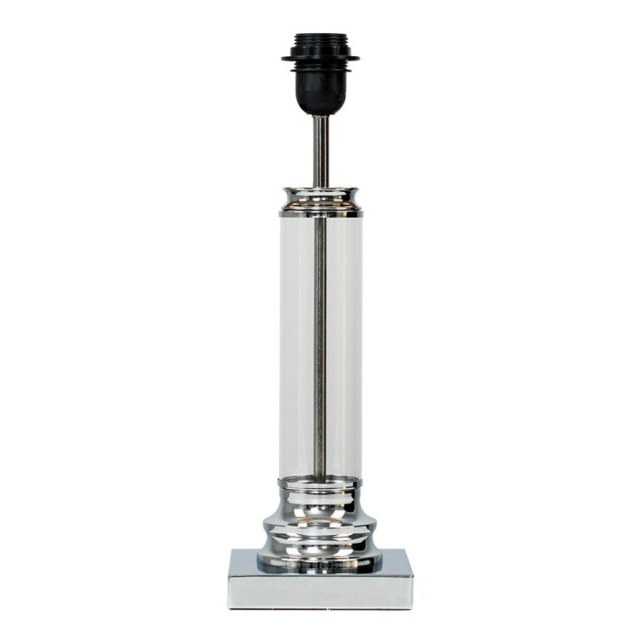 Valuelights Modern Clear Glass Column Design Touch Table Lamp Base by ...