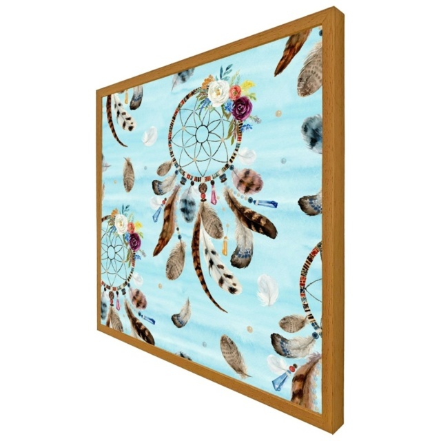 Native American Tribe Decor (Picutre Frame) Brown - Oak - M by Tesco ...