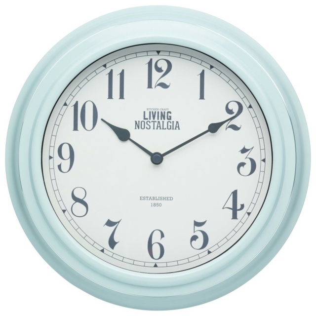Living Nostalgia Vintage Blue Wall Clock by Tesco - Marketplace ...