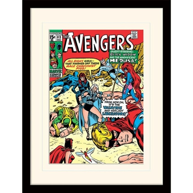 Marvel Comics (Male Chauvinist Pigs) Framed 30X40Cm Print With Mount by ...