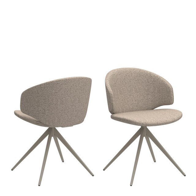 Ella swivel beige dining chair by Tesco - Marketplace | ufurnish.com