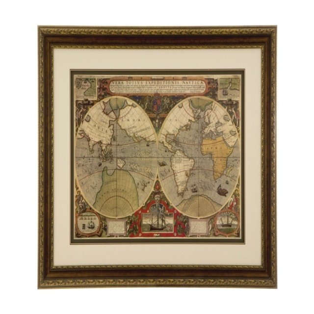 Framed World Map Wall Art by Tesco - Marketplace | ufurnish.com