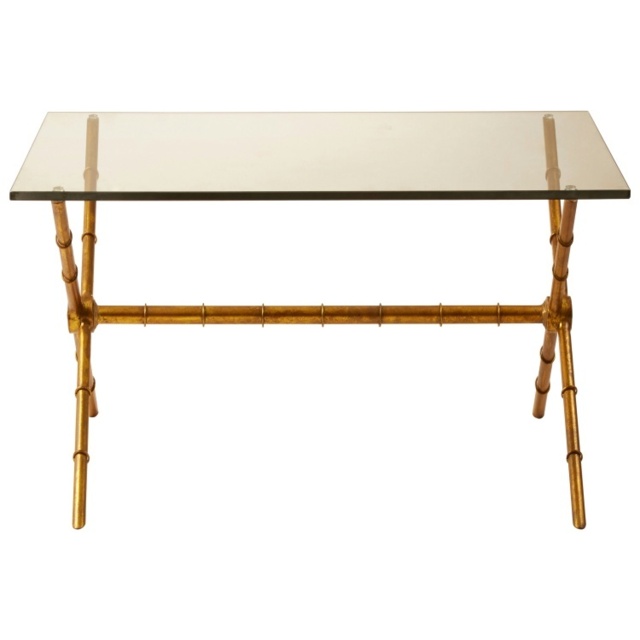 Interiors By Premier Modern Design Rectangular Coffee Table, Gold Metal ...