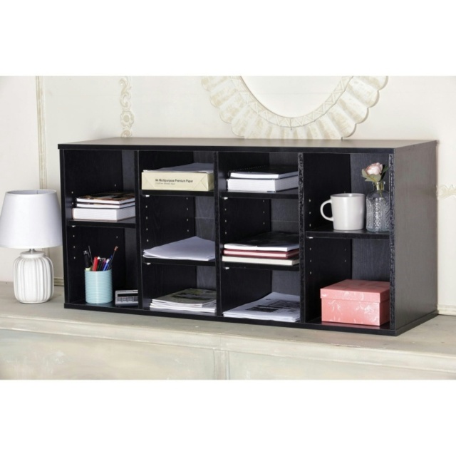 10 Cube Bookshelf Wooden Storage Organiser Tv Stand Wood Shelving Open ...
