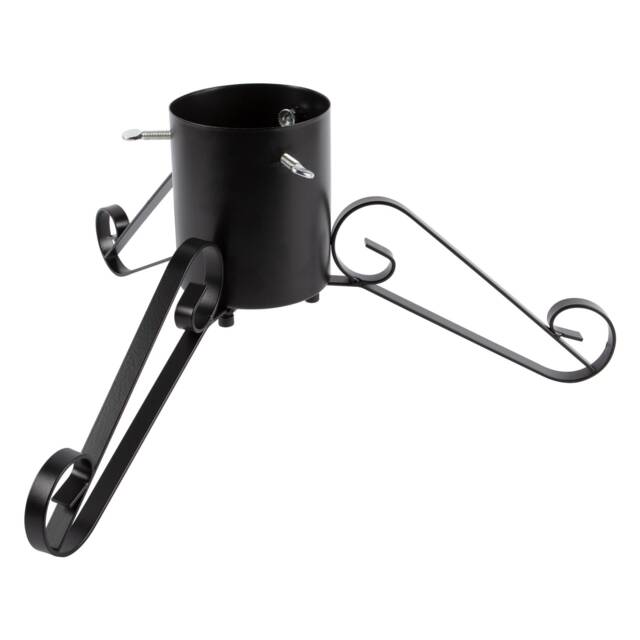 Harbour housewares scroll real christmas tree stand - 3in - black by ...