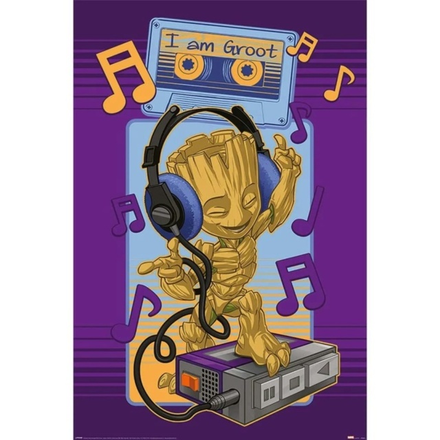 Guardians Of The Galaxy (Groot Cassette) Maxi Poster - Poster / Prints ...