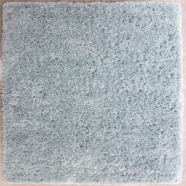 Kukoon Duck Egg Blue Deep Pile Shaggy Living Room Area Rug 160Cm X ...
