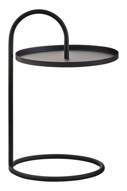 Interiors by Premier Secured Design Black Hanging Top Side Table, Space ...