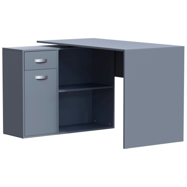 Vida Designs Longton Adjustable Computer Desk Home Office Workstation ...