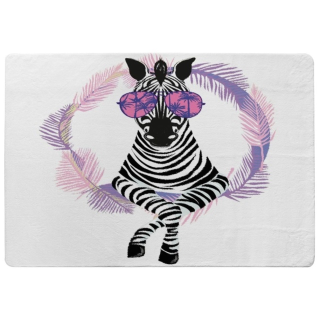 Pink Zebra (Rug) Multi - Medium: 80X150Cm by Tesco - Marketplace ...