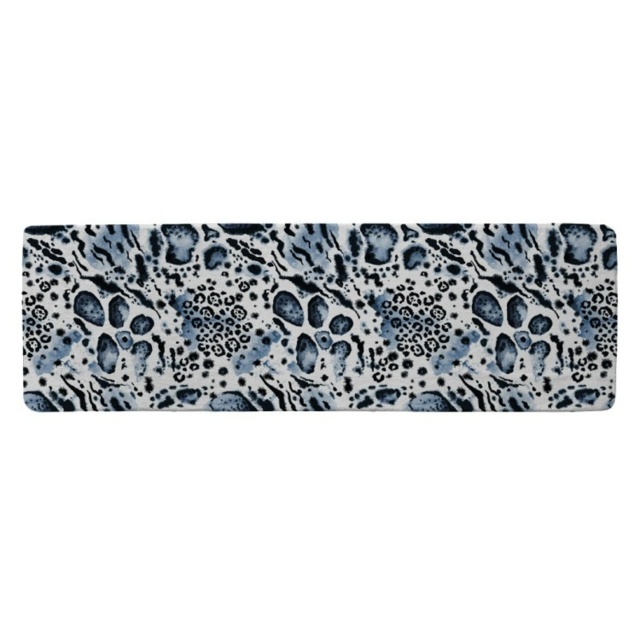 Blue Leopard Print (Runner Rug) Multi by Tesco - Marketplace | ufurnish.com