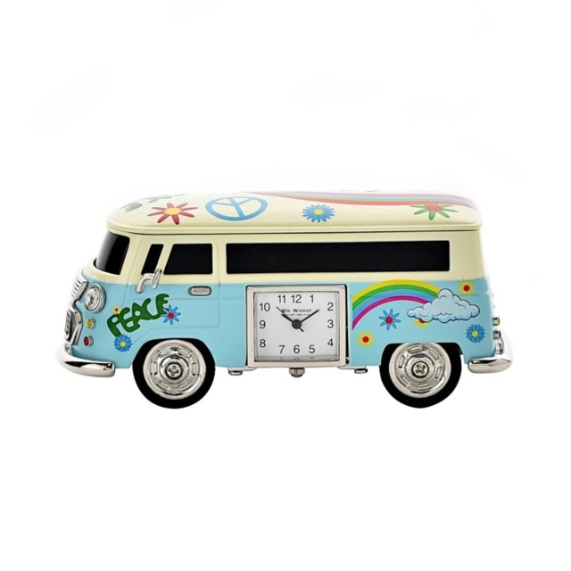 Wm Widdop Miniature Clock - Blue Camper by Tesco - Marketplace ...