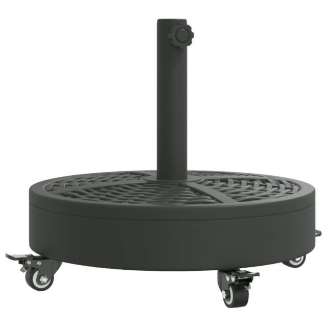 Parasol Base With Wheels For â Ã 38 / 48 Mm Poles 27 Kg Round by Tesco ...