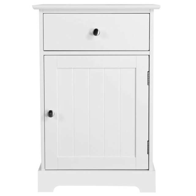 Yaheetech Wooden Accent Table with Slatted Door by Tesco - Marketplace ...
