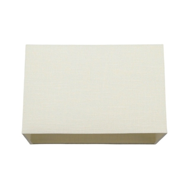 Large Rectangular Cream Linen Fabric Lamp Shade For Table And Floor ...
