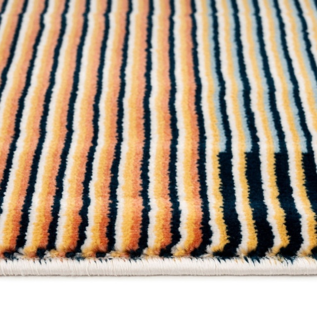 Kukoon Multi-Coloured Block Pattern Hallway Runner Rug 60Cm X 240Cm by ...