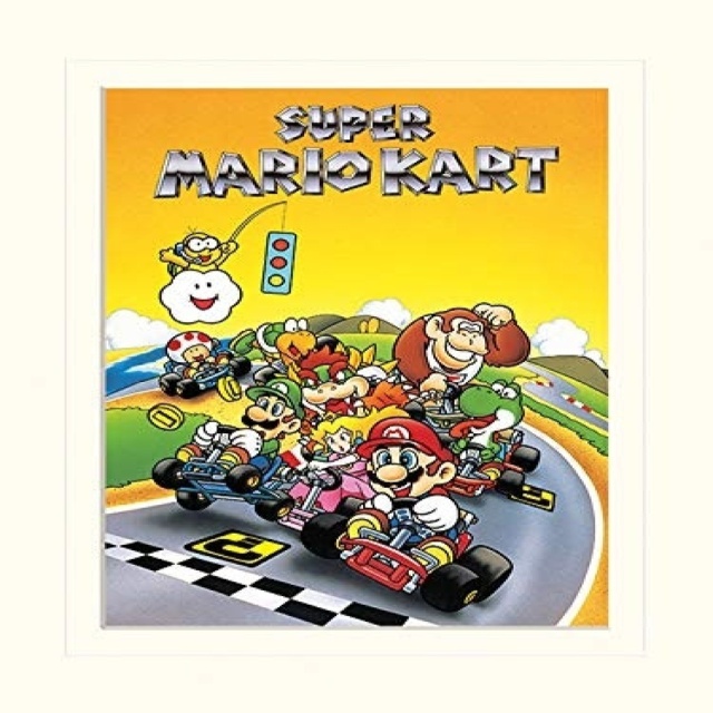 Lx - Super Mario Kart (Retro) - Poster / Prints by Tesco - Marketplace ...