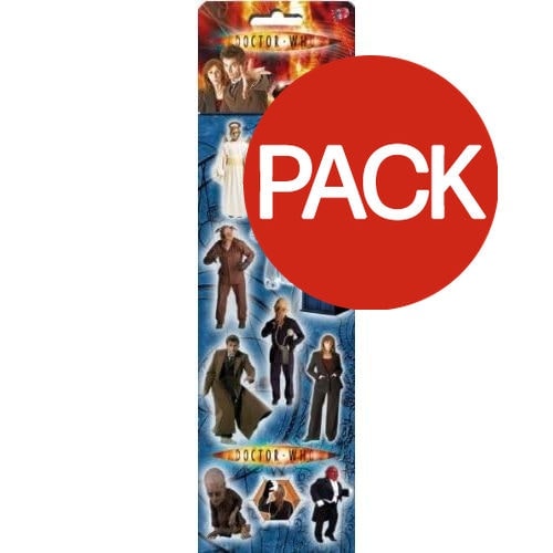 Doctor Who Slimline Fridge Magnet Set (Pack of 11) - Multicoloured ...