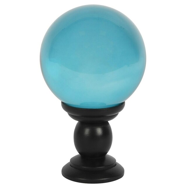 Something Different Crystal Ball - Teal - 18cm x 9cm x 9cm by Tesco ...