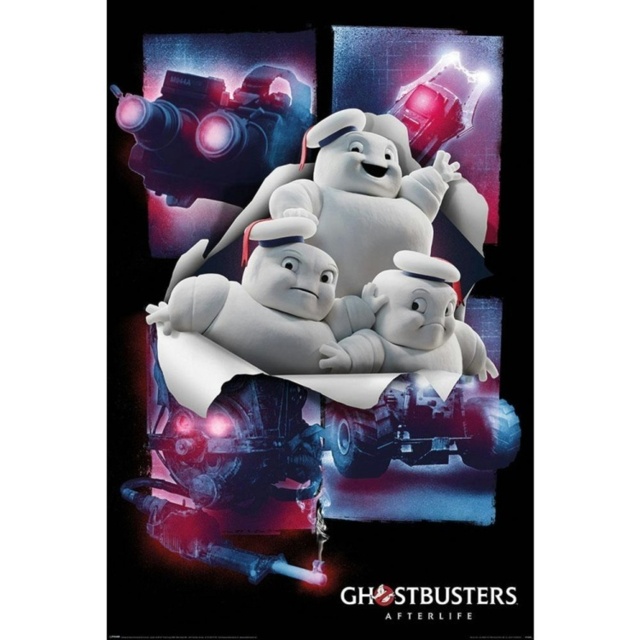Ghostbusters: Afterlife Minipuft Poster - White/blue/pink - 61Cm X 91Cm ...