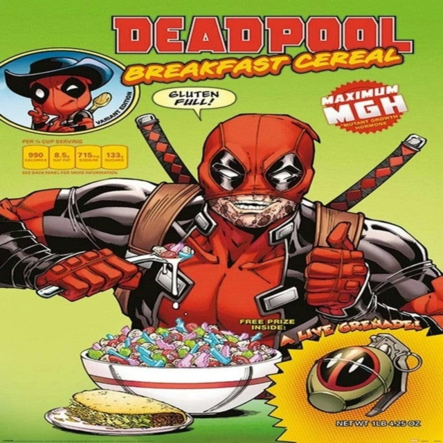Deadpool (Cereal) Maxi Poster - Poster / Prints by Tesco - Marketplace ...